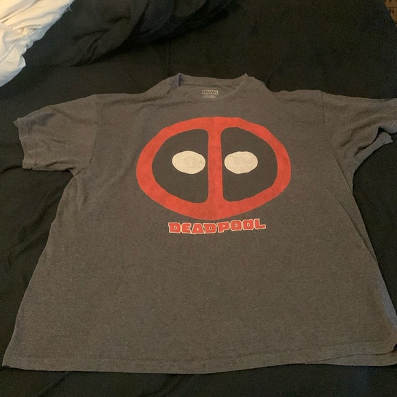 Disney | Shirts | Deadpool Grey Tshirt | Poshmark